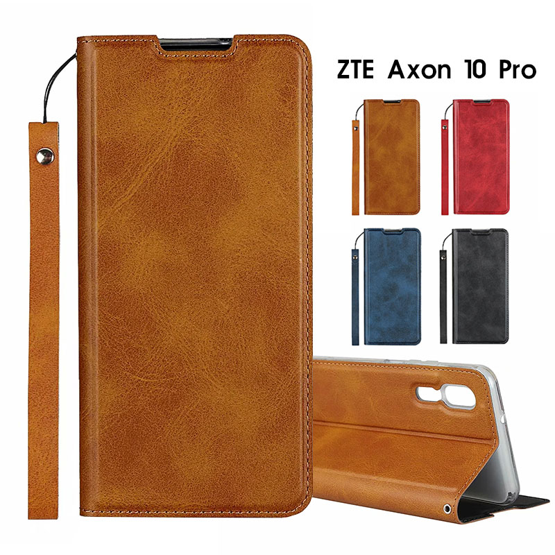 ○対応機種： ZTE Axon 10 Pro ○素材：PUレザー+TPU ○カラー：ブラウン/レッド/ネイビー/ブラック マグネットが使用されております。 ★★★スマートフォン本体への影響を最小限に抑えるため、磁力の弱めのマグネットを使用し...