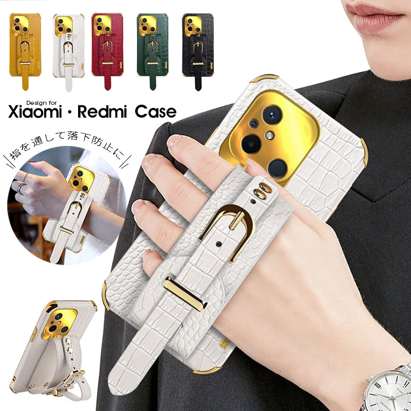 商品名スマホケース Xiaomi 13T-13T Pro 11T Redmi Note 11 Note 11 Pro Redmi 12 5G Redmi 12C ハンドベルト付き xiaomi 13tカバー ベルト付き シャオミ13 T ケ...