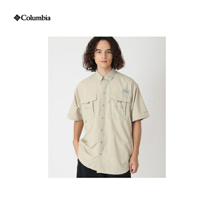 PFGを象徴する人気アイテムのバハマショートスリーブシャツ。コットンのような柔らかい風合いを持ち、ドライで速乾性のある質感が魅力です。UV-A、UV-Bの紫外線からしっかりと肌を守るサンプロテクション機能「オムニシェイドブロードスペクトラム...