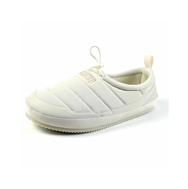 商品について PUMA（プーマ）のルーム＆カジュアルスニーカー／スリッパ風モデル TUFF PADDED PLUS OVER THE CLOUD（型番 393969）。 アッパーに施されたキルティングのリップストップ素材と、つま先のマッドガ...