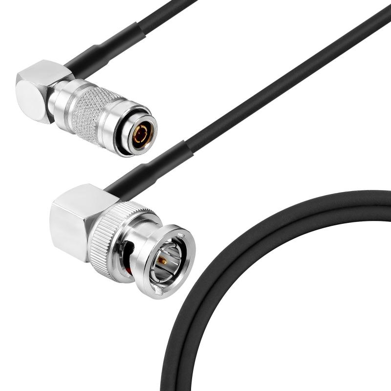 Alvin's Cables Blackmagic 用の DIN 1.0 2.3 Mini BNC 直角 to BNC Male 75ohm RG179 HD SDI ケーブル