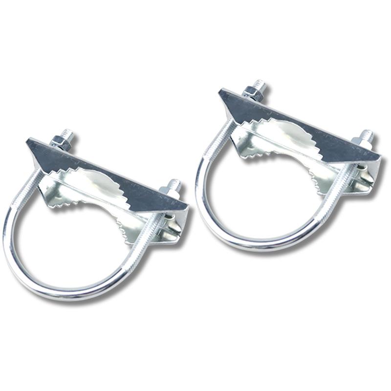 KURASALE bsアンテナ パイプクランプ 金具 コの字 固定金具 52mm×75mm 2個セット パイプ固定金具 u字金具 アンテナマスト 取り付け金具✅【ズレ知らずの強力固定】BSアンテナパイプクランプ金具は、アンテナマストやパイプ...