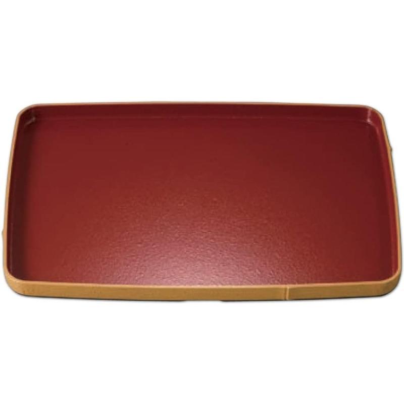 J-kitchens お盆 尺5長角竹型 盆 ゴマ竹／内朱SL(約 45.0 x 32.0 x 2.0cm) 日本製サイズ:45.0x32.0x2.0cm素材・材質:ABS生産国：日本和モダンな漆器のお盆は食卓を落ち着いた雰囲気に演出してく...
