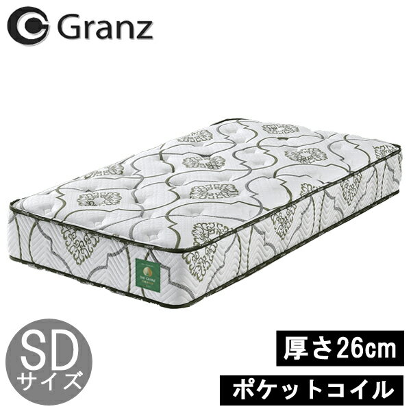 ●サイズ 　幅120cm×長さ195cm×高さ26cm ●材質 　張　地：ポリエステル 　詰め物：ウレタンフォーム 　　　　　防ダニ抗菌防臭わた ●コイル 　形　状：ちょうちん型ばね(並行配列 6巻ポケットコイル) 　線種/線材：SWRH6...