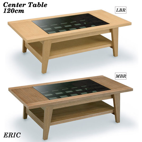 ■玄関お渡し商品■ ■商品名 「ERIC エリック」 120テーブル ■サイズ(mm) 全体：幅1200×奥行550×高さ380mm ■カラー ・LBRライトブラウン ・MBRブラウン ■材質・塗装 ・タモ突板/ウォールナット突板 ・ウレタ...