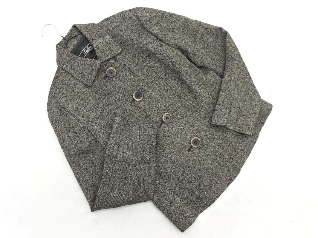 Leilian レリアン ウール混 ジャケット size11/チャコール ◇■ ☆ flb5 レディース 裏地：あり　肩パットが入っています。商品に目立つヨゴレなど無く、USEDとして良い状態です。 表記サイズ：11 実寸サイズ： 肩幅42...