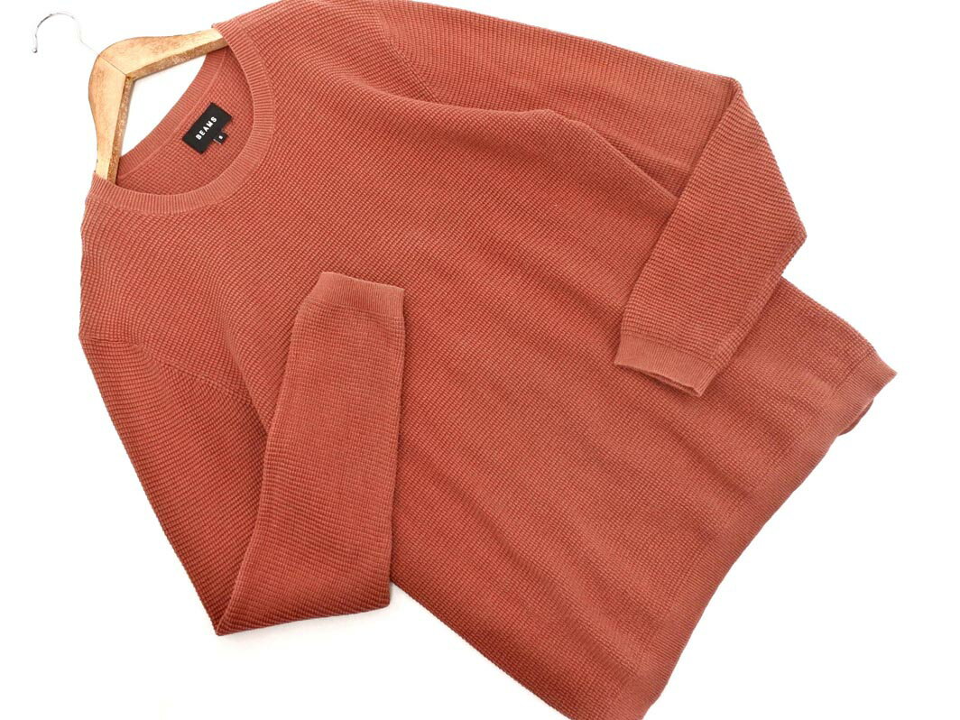 BEAMS ビームス プルオーバー カットソー sizeS/モカ ◇■ ☆ fib8 メンズ 商品に目立つヨゴレなど無く、USEDとして良い状態です。 表記サイズ：S 実寸サイズ： 肩幅40cm身幅（脇下）46cm後ろ着丈（襟元より）63c...