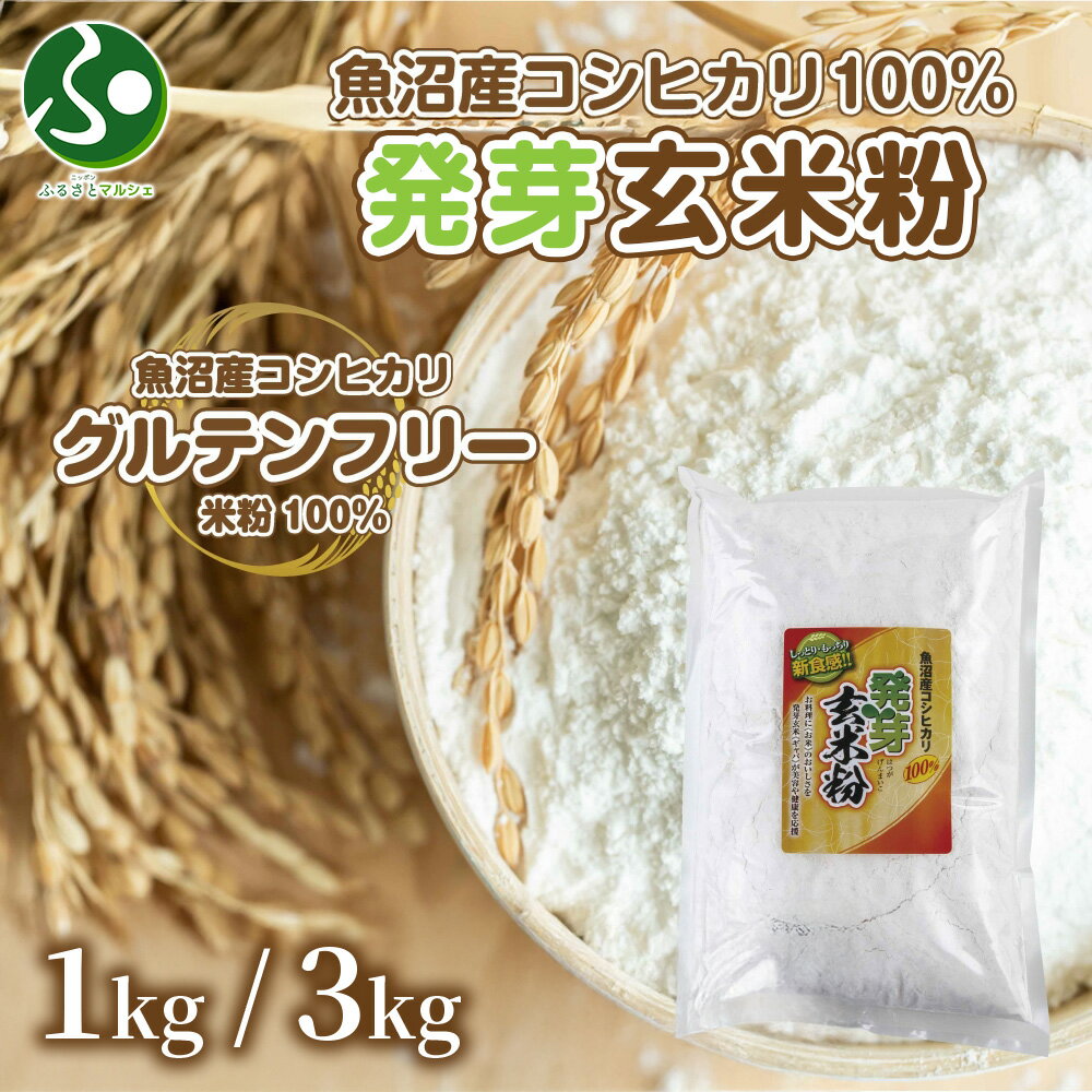 商品内容 ・発芽玄米粉 1kg（250g×4袋） ・発芽玄米粉 3kg (1kg×3袋) お届け日 4-5日以内に発送予定 （土日祝日・年末年始を除く） 送料 送料無料（沖縄・離島、一部地域は配送不可） 配送方法 常温便 保存方法 常温保存...