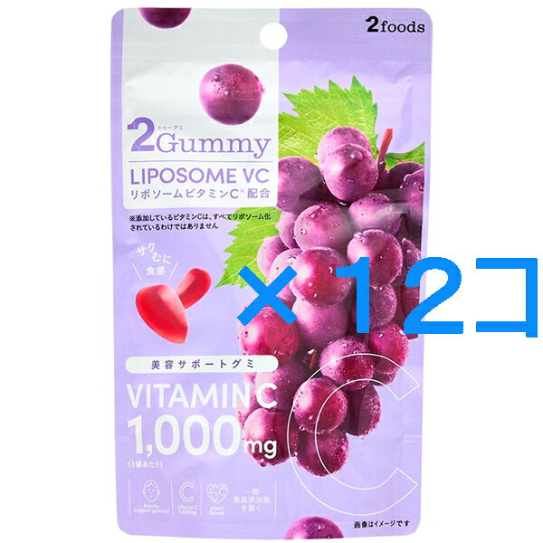 商品特徴 ●2Gummy（トゥーグミ）は、日本初※1！リポソームビタミンCを配合したグミ。「おいしく食べて美容ケア」ができる新発想のひとくち美容サポートグミです。 1袋標準14粒※2 ●ビタミンCをグミで賢く量✕頻度のWアプローチ※3美容に...