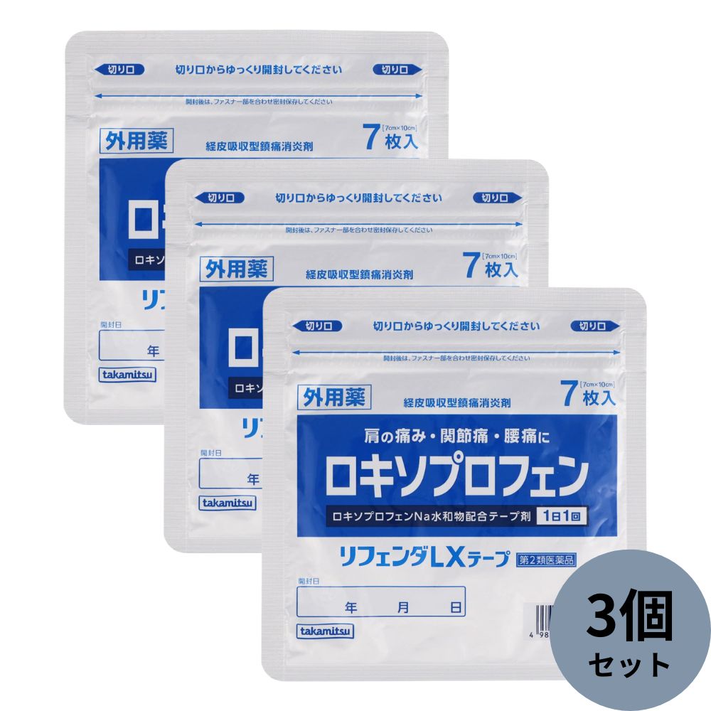 【商品詳細】 ●肩の痛み・関節痛・腰痛に ●ロキソプロフェンナトリウム水和物配合テープ剤 ●15歳未満は使用できません。 ●1日あたり4枚を超えて使用しないでください。 【効能 効果】 腰痛、肩こりに伴う肩の痛み、関節痛、筋肉痛、腱鞘炎(手...