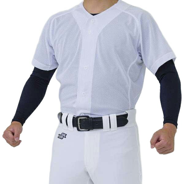 野球 ユニフォームメッシュシャツストレッチ性に優れ、腕の上げやすさにこだわった3Dユニフォームニットシャツ【メーカー】エスエスケイ SSK【素材】ポリエステル100%