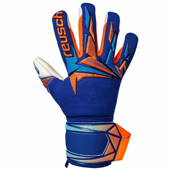 サッカー キーパーグローブ ゴールキーパーグローブメーカー：ロイシュ reusch カラー：【4129】シャープブルーパーム/ロイシュグリップアドバンスカット/エボリューションネガティブカットカフ/エラスティックカフバックハンドにFREEG...