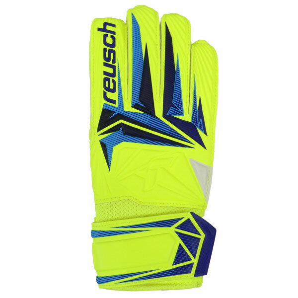 サッカー キーパーグローブ ゴールキーパーグローブ ジュニア用メーカー：ロイシュ reuschカラー：【2005】セイフティイエローパーム/ロイシュソリッドカット/エクスパンスカットカフ/オープンカフ耐久性に優れ、ハードグランド含め全てのグ...
