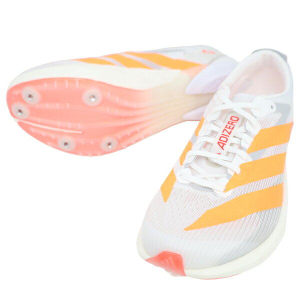 ADIZERO AMBITION【カラー】フットウェアホワイト/ルシッドオレンジ/ルシッドレッド【素材】アッパー：合成繊維 アウトソール：合成底