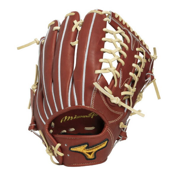 硬式用ミズノプロCraftedEditionヌートバー型：サイズ18N世界が讃えたクラフトマンシップ【カラー】6680：ローズブラウン×ブロンド【素材】受球面／背面：プレキシーキップレザー（天然皮革：牛革）【サイズ】18N【ポジション】ヌー...