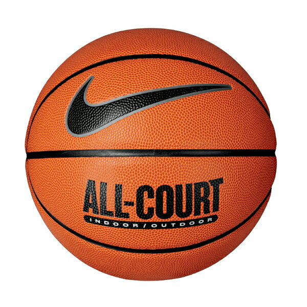 ナイキ エブリデイ オールコートバスケットボール【メーカー】ナイキ NIKE 【カラー】855：アンバー/ブラック/メタリックシルバー【素材】 合成皮革15%、ゴム85%【サイズ】5、6号球ディープチャネル設計により、あらゆるプレーにおいて...