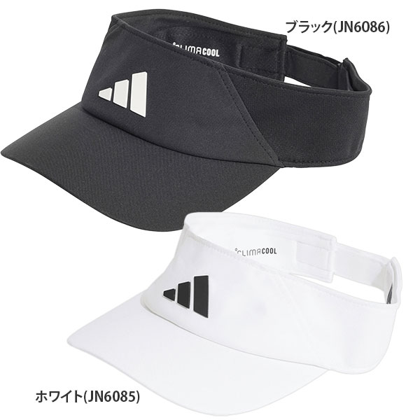 1点のご注文の場合、ポスト投函「ネコポス：250円」対応可能サンバイザーメーカー：アディダス（adidas）カラーホワイト（JN6085）ブラック（JN6086）サイズ：OSFZ（54-57cm）　OSFX（57-60cm）素材：ポリエステ...