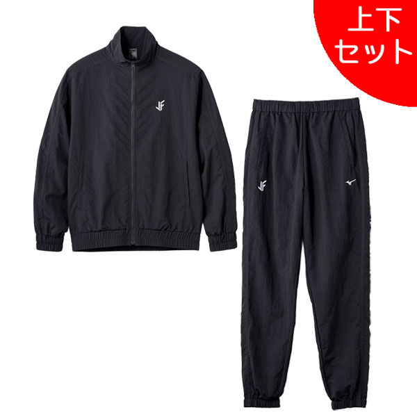 ウインドブレーカージャケット ロングパンツ セットメーカー：ミズノ mizunoセット内容・ジャケット（P2MEDJ01/定価17,600円）・パンツ（P2MFDJ01/定価13,200円）素材：ナイロン100%ポルトガル・ヴィゼウをフィー...