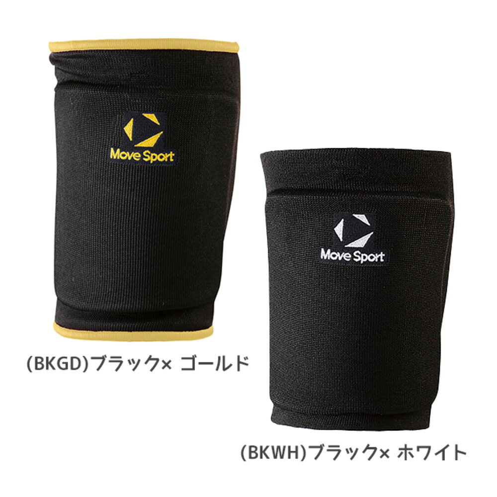 膝用サポーターです。パッドに関しては薄型EVAパッドを採用しています。パッドに通気孔があるので、暑い時期にもムレにくく快適に使用できます。●カラー：(BKGD)ブラック×ゴールド、(BKWH)ブラック×ホワイト●サイズ：M、L●素材・材質：...