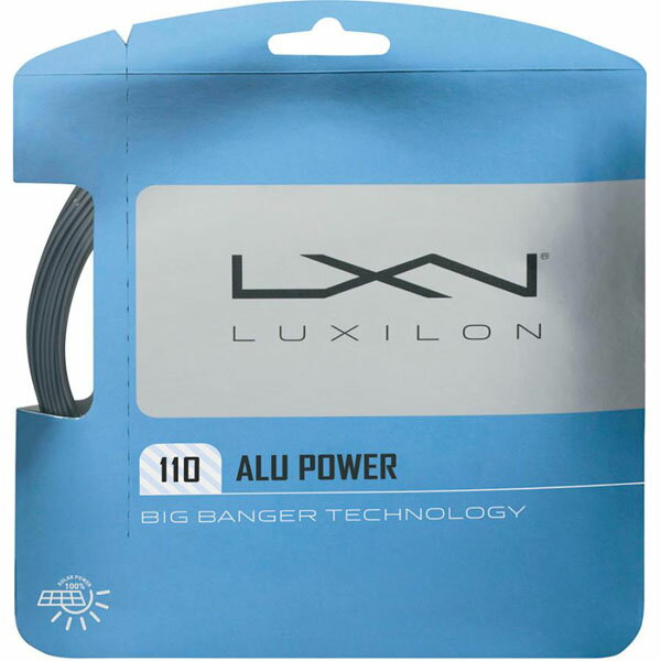 テニス ガット ALU POWER 110 Silver 110発売開始から多くのプレイヤーに支持され続けるストリング。ALU POWERの極細1.10ゲージ。【メーカー】ウイルソン Wilson【カラー】シルバー【素材】ポリ・エーテル・エ...