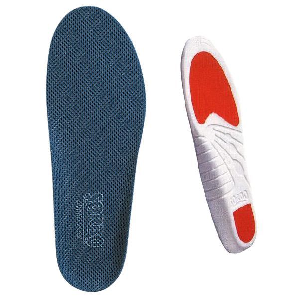 あらゆるスポーツの激しい動きに対応する衝撃吸収インソール。アスリートの足を守るジャンプ時と着地時の安全性を高めた究極のクッションシステム。【種別】インソール【メーカー】ソルボ【素材】表地／ポリエステル 本体／ポリウレタン パッド（ソルボ）ポ...