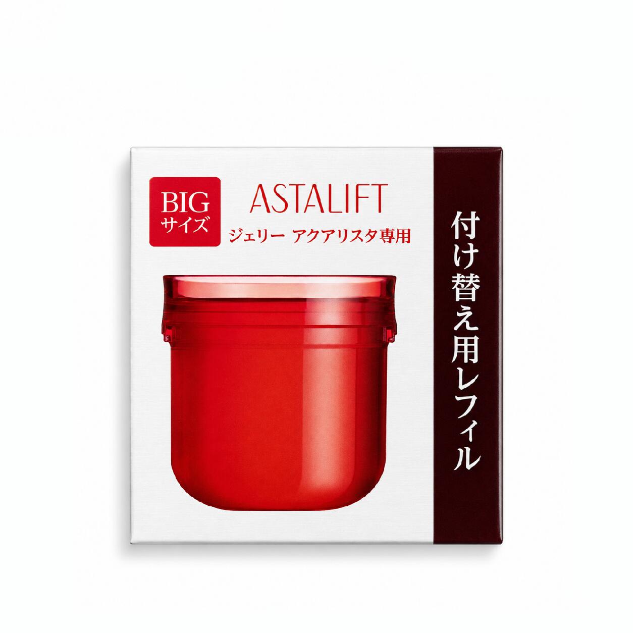 乾いた肌にはぷるんと弾む赤いジェリーのごちそうを。 洗顔後の素肌にジェリーをつけると、 まるで水のようになめらかに伸びて、浸透。うるおい、ツヤのある輝く肌へ。 うるおいと輝きに満ちたゆるぎない美しさを洗顔後のまっさらな肌に、赤のひと粒。 ナ...