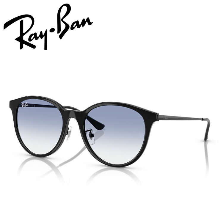 RayBan RB4334DRB4334D 601/19 55-19Ray-Ban RB4334Dは、スクエア型のブラックフレームに、クリアなグラデーションのライトブルーレンズが絶妙にマッチしています。この組み合わせは、どんな装いにも自然に...
