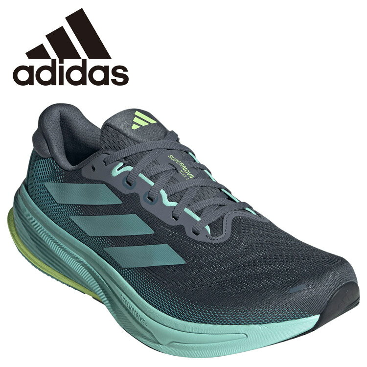 ランニングを始めて、レースに出場する予定を入れたなら、毎日のランニングにこのシューズを履いて、練習を積み重ねよう。ミッドソールは、快適な走りを提供する、アディダス自慢の軽量スーパーフォームを採用したDreamstrike+。さらに、着地して...