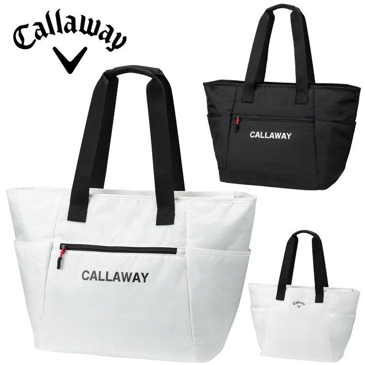 Callaway SP-001 Tote 26 JMシンプルなデザインで軽量のトートバッグ。外ポケットも充実しており、収納力が高い。W530mm×H360mm×D195mmナイロンMade in China(5926012)ホワイト、(59...