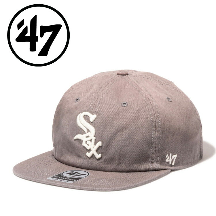 47 CAPTAINは四角型のフラットバイザーを採用したアジャスタブルキャップ。プラスチックのアジャスターが、’47 CAPTAINのきれいなシルエットを保ちます。フロントパネルの無いソフトバックラム仕様です。 日に焼けたような色褪せた質感...