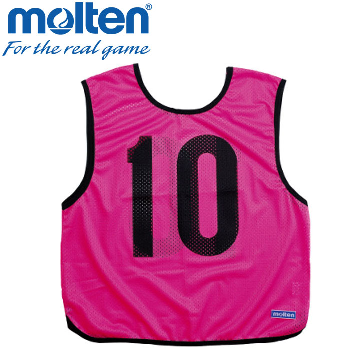 ポリエステル縦 52 ×横 46CMPK 蛍光ピンク1 ～ 10 番の 10 枚セット撥水加工を施したゲームベスト。クラブ活動や体育祭の必須アイテム。カラーや番号も豊富でクラス分けに最適。タイ【メーカー取り寄せ商品】メーカー在庫次第では、欠...