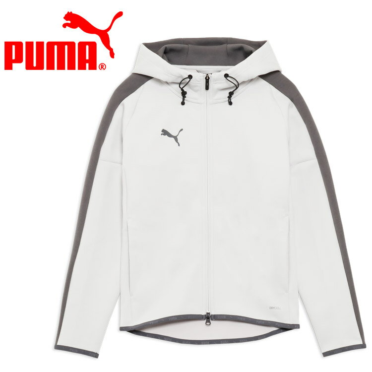 プーマが誇る新世代パフォーマンスジャケット。特徴的な表面感をもつスペーサーニット素材が、軽さとストレッチ性を両立し、トレーニング時の動きにも日常の移動にもスムーズにフィットします。吸水速乾機能のDRYCELLがで、アクティブなシーンでも快適...