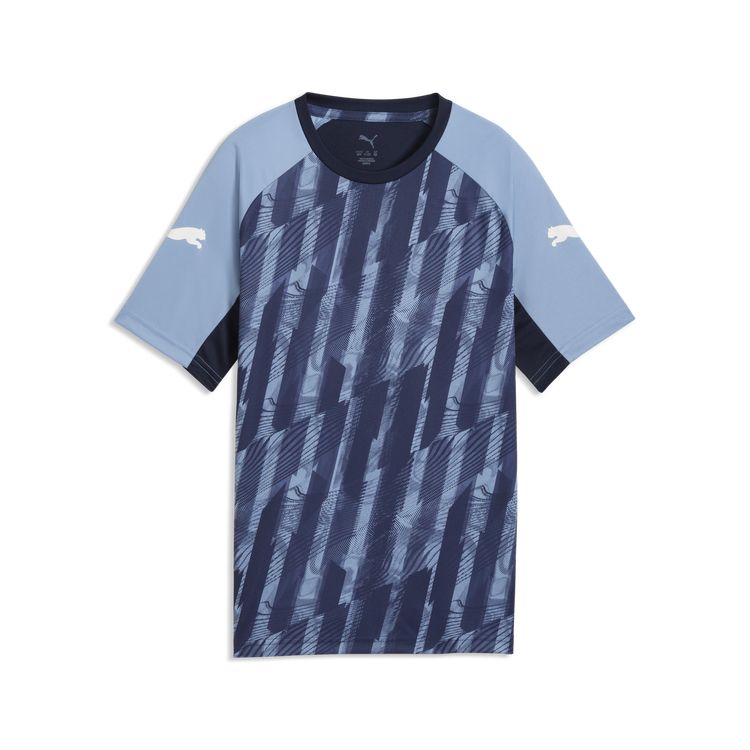 元気なお子様にぴったりなサッカー用グラフィック半袖シャツ。吸汗速乾機能「DRYCELL」により、練習や試合で汗をかいてもさらっと快適な着心地が続きます。鮮やかなグラフィックデザインがスポーティーで目を引き、チーム練習やスクールでも個性を演出...