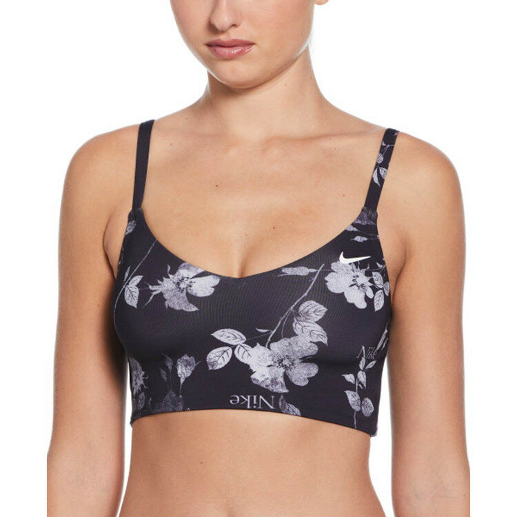 レジャーシーンにおすすめ、フラワープリントがかわいいスイムブラトップ。胸元のVネックは深すぎず、全面総裏地で安心なデザイン。取り外し可能なブラカップ付き。【メーカー取り寄せ商品】 こちらの商品はメーカー手配の為、完売の場合もございます。在庫...