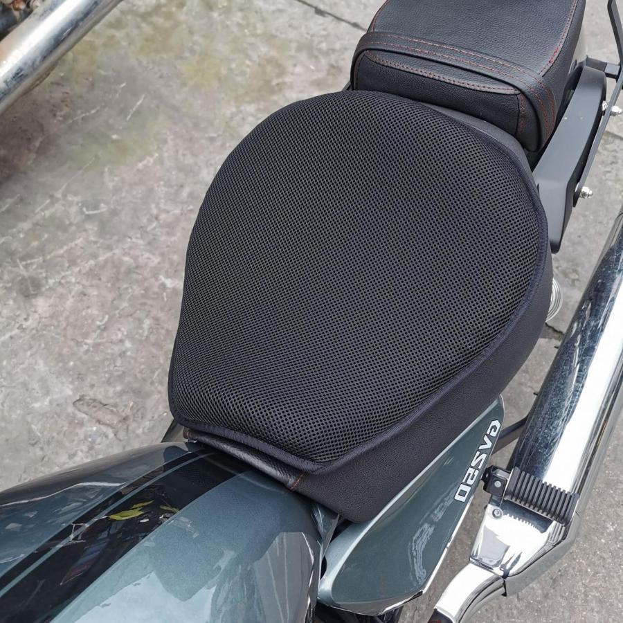バイクシートクッション バイク ジェルクッション 尻痛 腰痛解消 3Dメッシュシートクッション 3WAY 衝撃吸収 バイククッション 日焼け止め 座り心地快適なツーリバイクシートクッション バイク ジェルクッション 尻痛 腰痛解消 3Dメッ...
