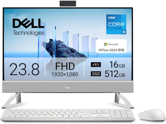 ◆商品名◆ ・Dell 24 AD47-FNWHB [パールホワイト] （JANコード：4582724747615） ◆コンディション◆ ・新品 ◆付属品◆ ・新品に付属するものすべて ◆保証◆ ・メーカー保証1年 ◆送料◆ ・送料無料 ◆...