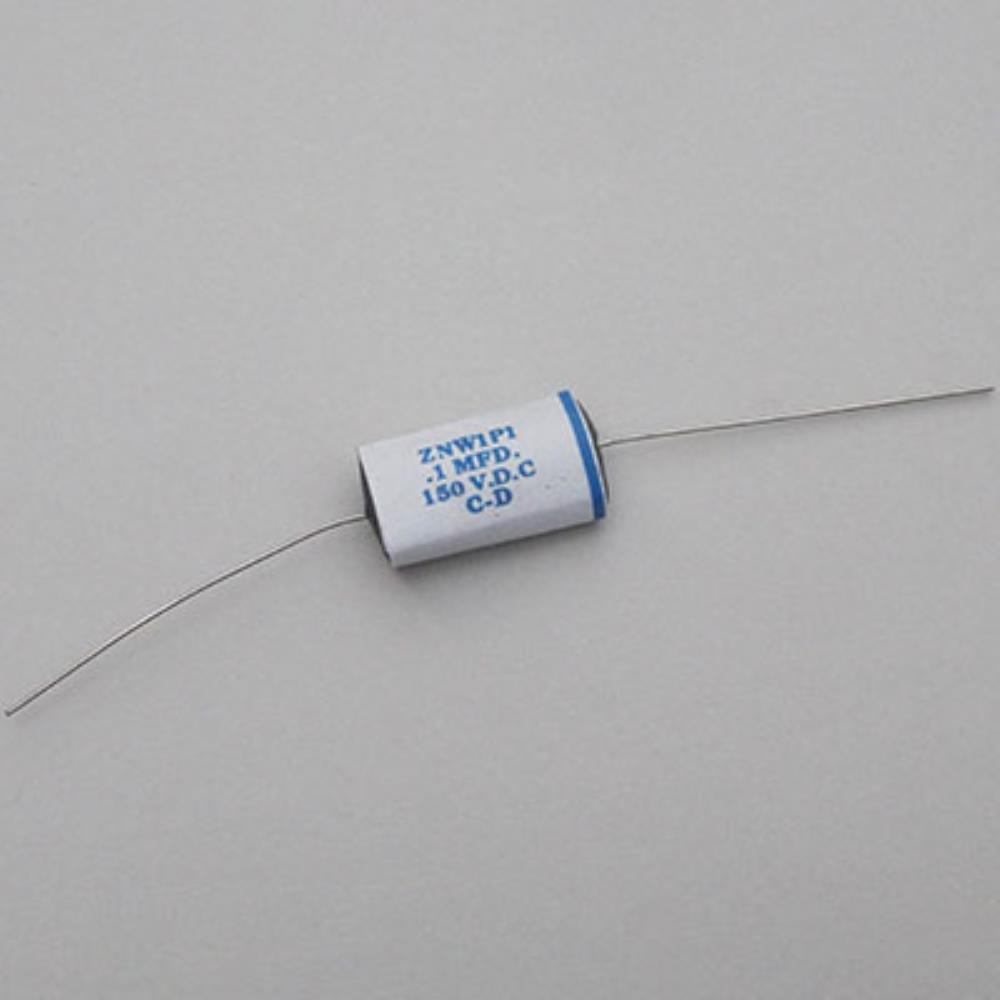 1958?1961頃にストラト等に取り付けられていたキャパシターのリプロです。内部には現行品のフィルムコンデンサーを仕込み、WAX含浸しております。0.1uF。