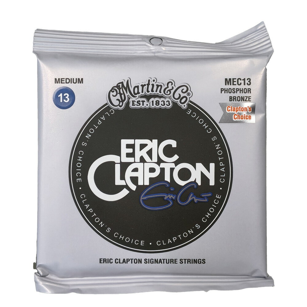 Clapton′s Choice 「私がアコースティックギターを弾くときは、スタジオでもステージでもこのマーティン弦を使用している。私の求めている音を得ることができるんだ。」― エリック・クラプトン ミディアムゲージ：.013 .017 ....