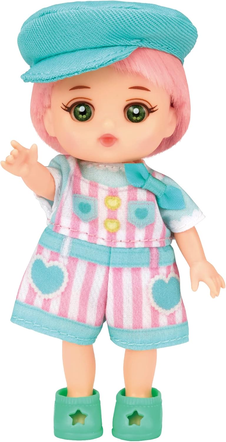 てのひらサイズだから、いつでもどこでもいっしょ♪ おへやでもおふろでもおそとでもいろんな場所につれていってね。 ブラシに付いているチップに氷水をつけて、髪の毛を冷やすとサーモンピンクからブルーに変わり、手で温めると元の色に戻ります。 スフレ...