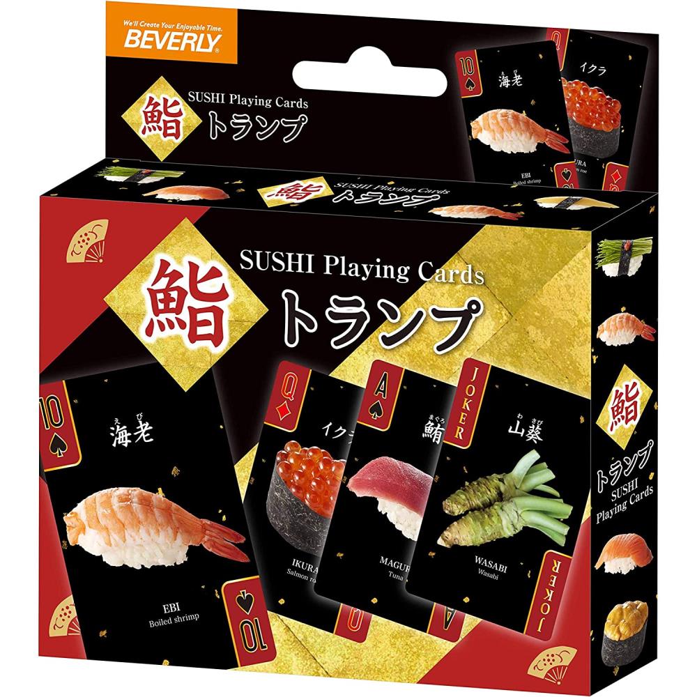 セット内容：トランプ55枚（ジョーカー3枚）、カードケース（紙製）1個、遊び方説明カード5枚 対象年齢：6歳以上 パッケージサイズ：W122×H132×D22mm