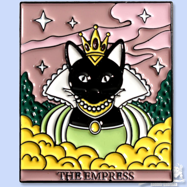 黒猫肉球ハンド・ACE OF PAWS　ピンズ｜ネコ好きアクセ 素材： 亜鉛合金　エナメル塗装 キャッチ： シリコンキャッチ ジャケットやシャツ、バックなど気軽に追加アイテムでカスタム！ 猫好き、ときめきファンタジーさんへのプレゼントにもお...
