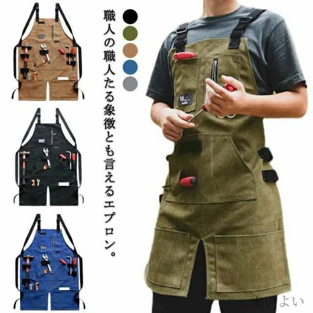 職人の職人たる象徴とも言えるエプロン。機能性とファッション性を兼ね備えた新たなキャンバスエプロンが届きました。厚手でとても丈夫な耐久性強いキャンバス素材を使用し、耐久性を向上。毎日作業で使うものだから、長持ちすることが大前提！エプロンのショ...