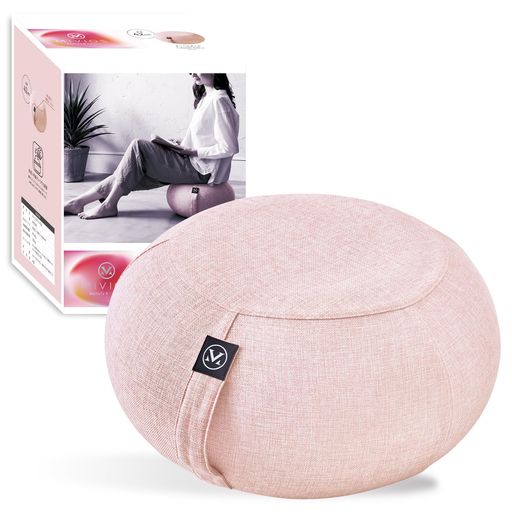 【お部屋に置いて、座るだけ】安定感のある広い座面で座りやすいオーバルボール。座るだけでお腹周りのコアトレーニングや骨盤の柔軟エクササイズを気軽に取り入れられる暮らしに馴染む新しいエクササイズアイテムです。 【機能的な設計とかわいらしいフォル...