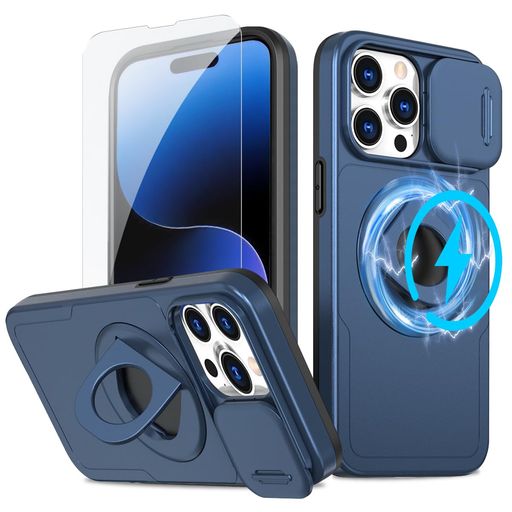 【対応機種】:iPhone16ProMax専用のケースです。ワイヤレス充電対応。購入する前に必ずモデルを確認してください。(6.9インチ) 【MagSafe対応・強力な磁力吸着】磁石を内蔵した用に特別に設計され、すべてのMagSafeアクセ...