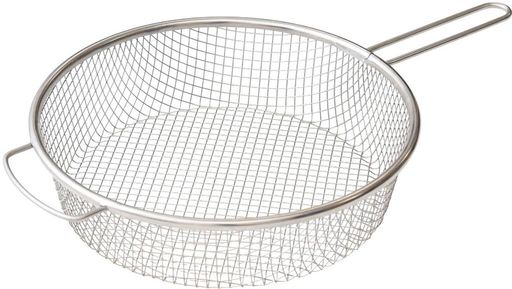 サイズ(約):240x385x60mm 本体重量 (約) :190g 素材・材質:18-8ステンレス 生産国:日本 ●本体サイズ:全長38.5x幅24x高さ6cm(ハンドルの長さ12cm)●対応フライパンサイズ:直径24~26cm●重量:1...