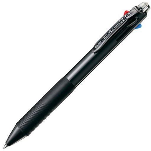 サイズ:軸径 18mm x奥行 13mm x 長さ 144mm 重さ:14g 多機能ペン:ボールペン3色(黒、赤、青)+シャープペン ボール径:0.7mm、シャープ径:0.5mm 材質:前軸:再生PC 後軸、ノック:PC スライダー:POM...