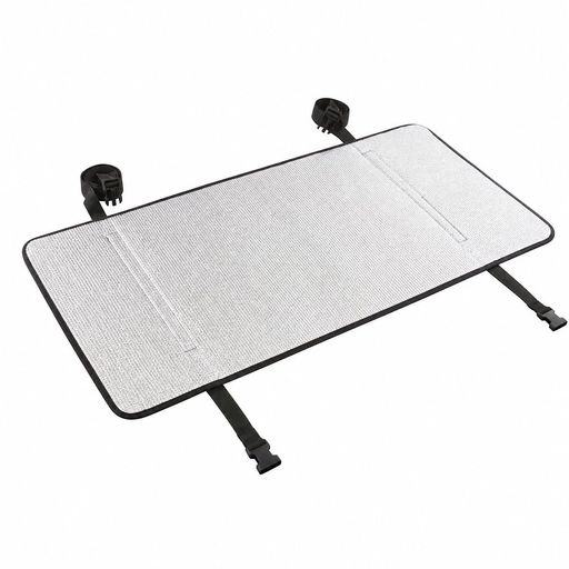 遮熱パネル:アルミ面 銀色 80x40cm 紫外線と日差しの影響を和らげる遮熱設計。アルミ面の銀色パネルで、夏場の熱負荷を考慮した仕様です。80x40cmのコンパクトサイズで、設置場所を選ばず収納にも配慮しています。 防汚・雪・防塵対策:機...