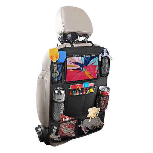 自動車 【大きなサイズ】シートバックポケット 61*40.65cmの広々とした車用シートバックポケットは、座席の後ろを有効活用することができます。 【高級な材質】シートバックポケット PVC(iPad収納ポケット)、600Dオックスフォード...