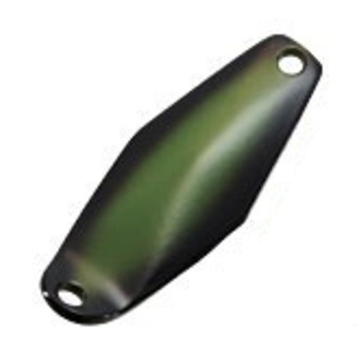 ルアーの種類:スプーン 対応魚種:トラウトニジマス 重さ:1.8g カラー:シャドーグリーン07T 放流直後、朝夕のマヅメ時、ライズが頻発している状況など、魚の活性が高い時に最適。 独特の形状がデッドスローリトリーブからキレの良いウォブリン...