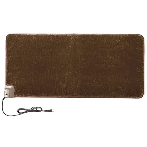 必要な場所だけ温める小さな電気カーペット。 [サイズ]約50x110cm [消費電力]95W
